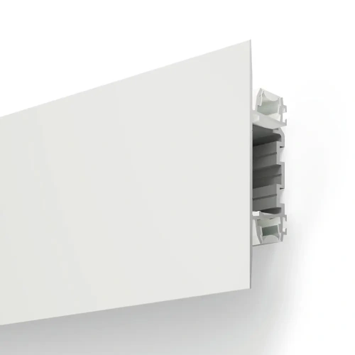 Profil aluminiowy LED PLAKIN-DUO biały malowany z kloszem - ELED