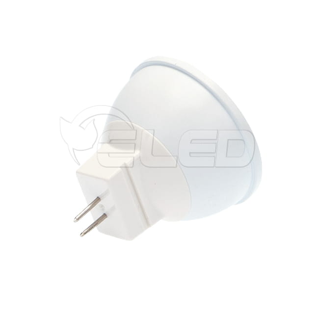 Żarówka LED MR11 3W SMD 12V DC/AC Biała Zimna 6000K 25° - Maxled - ELED
