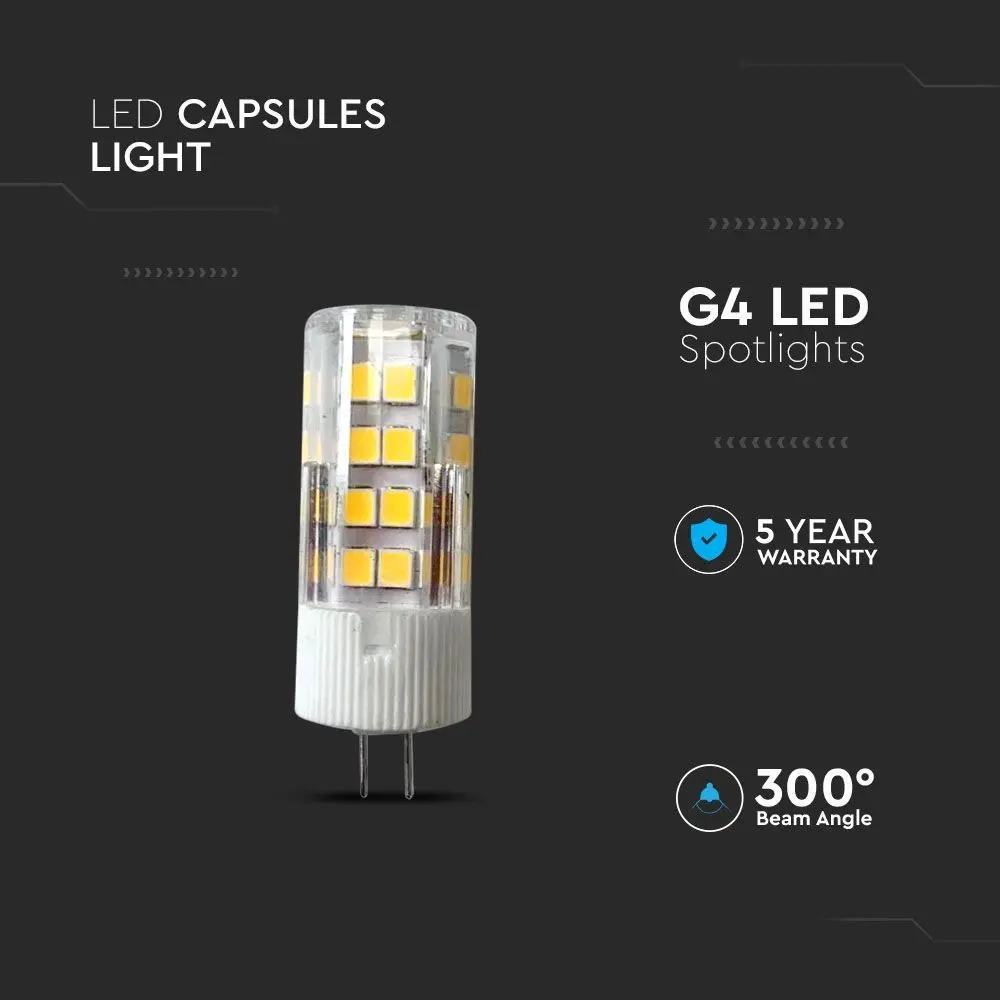 Żarówka LED G4 3.2W biała neutralna 4000K 385lm - VT-234-N - ELED