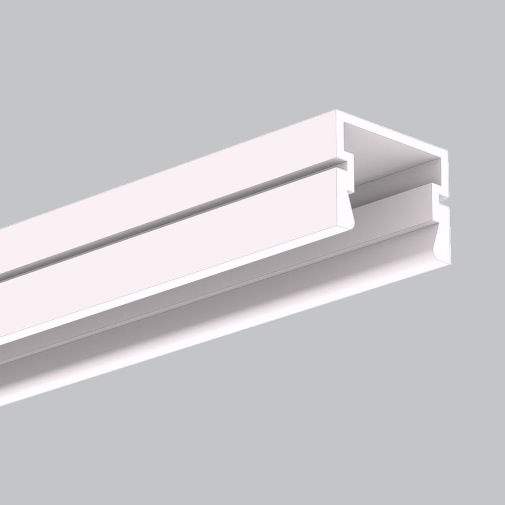 Profil aluminiowy LED PDS-4-PLUS biały malowany z kloszem - ELED